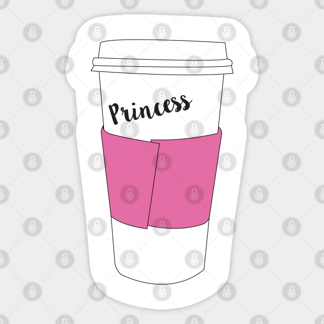 Princess Coffee - Coffee - Sticker | TeePublic