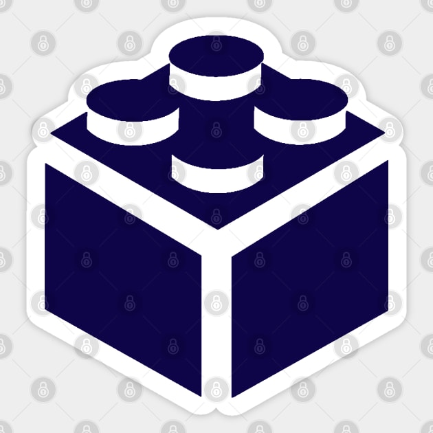2 X 2 BRICK - 2x2 - Sticker | TeePublic