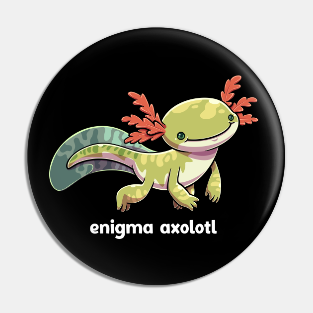 Enigma Axolotl Cute Melanoid Mexican Salamander Fish - Enigma Axolotl ...