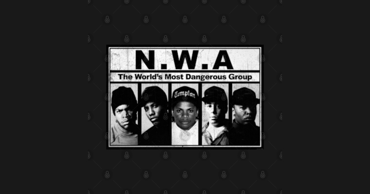 N.W.A Most Dangerous Group - Nwa - T-Shirt | TeePublic
