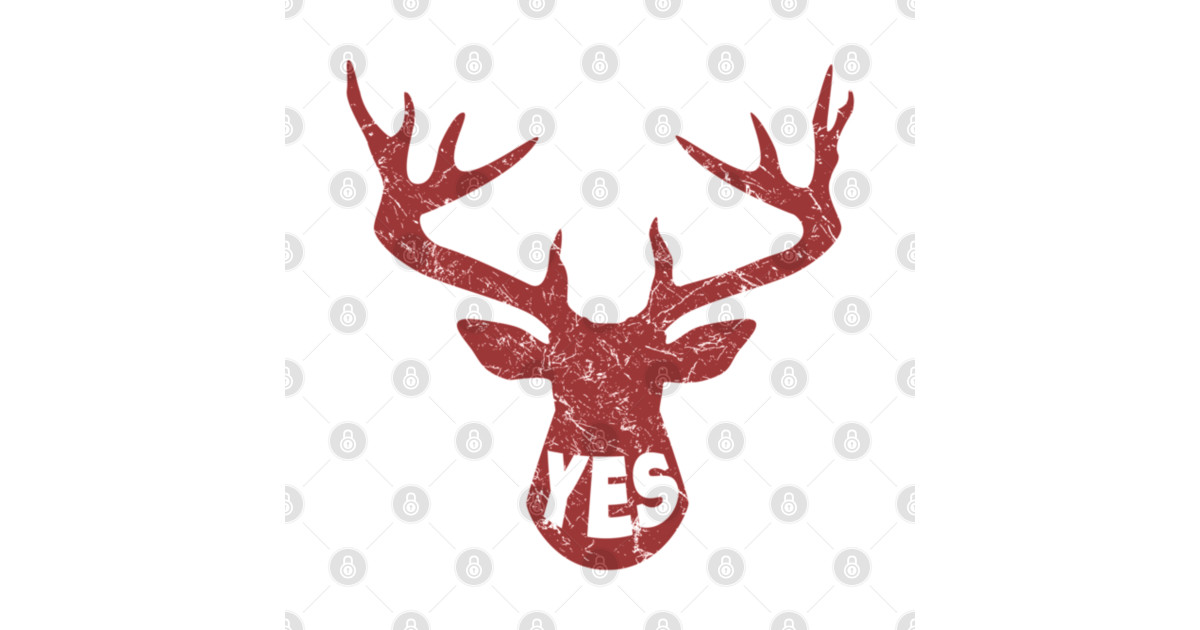 YES DEER Happy Wife Funny Husband - Yes Deer Happy Wife Funny Husband - T-Shirt | TeePublic