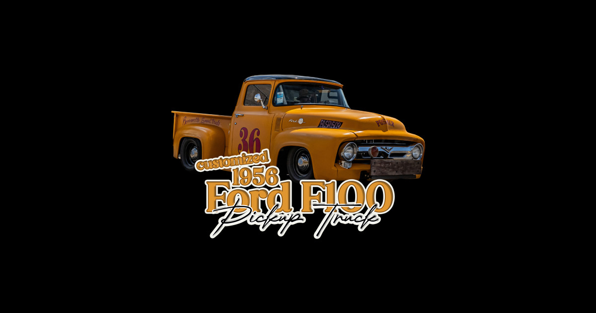 Customized 1956 Ford F100 Pickup Truck - 1956 Ford F100 Pickup Truck ...