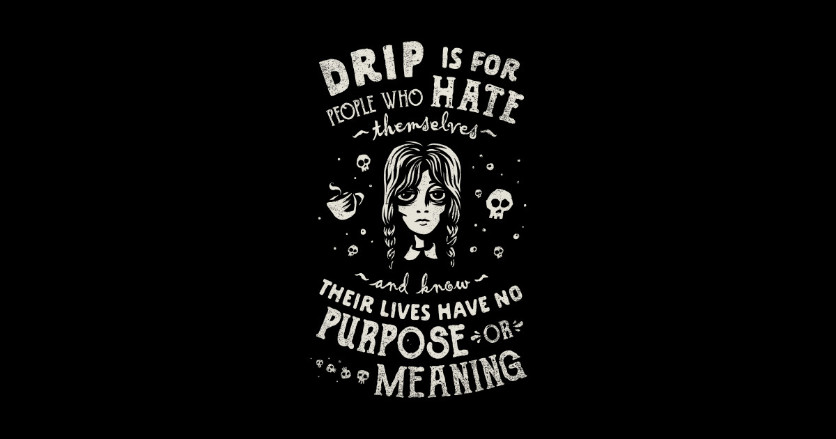 Quad over Ice - Wednesday Addams - Sticker | TeePublic