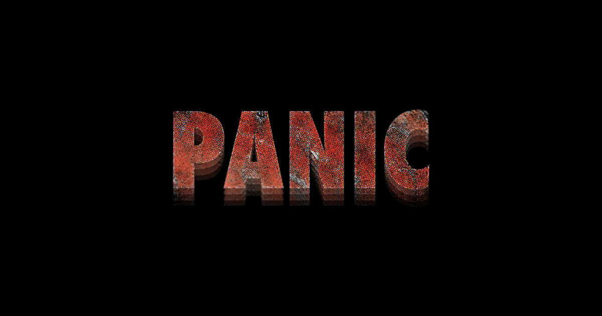 PANIC - Panic - Sticker | TeePublic