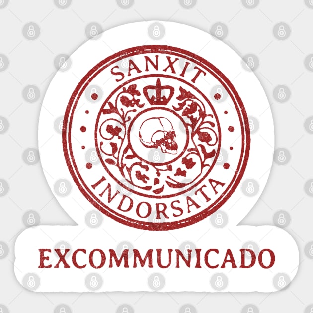 Excommunicado - John Wick - Sticker | TeePublic