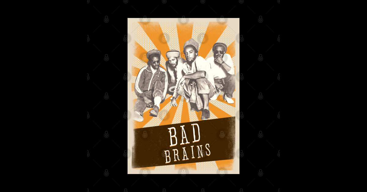 Vintage Aesthetic Bad Brains - Bad Brains - Sticker | TeePublic