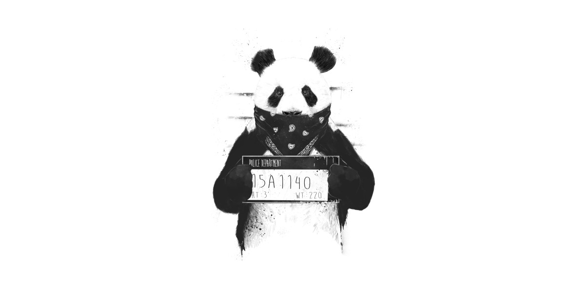 Bad panda - Panda - T-Shirt | TeePublic