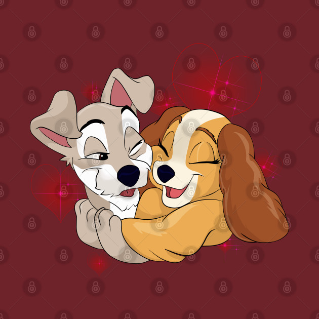 Lady and the Tramp love - Lady And The Tramp - T-Shirt | TeePublic