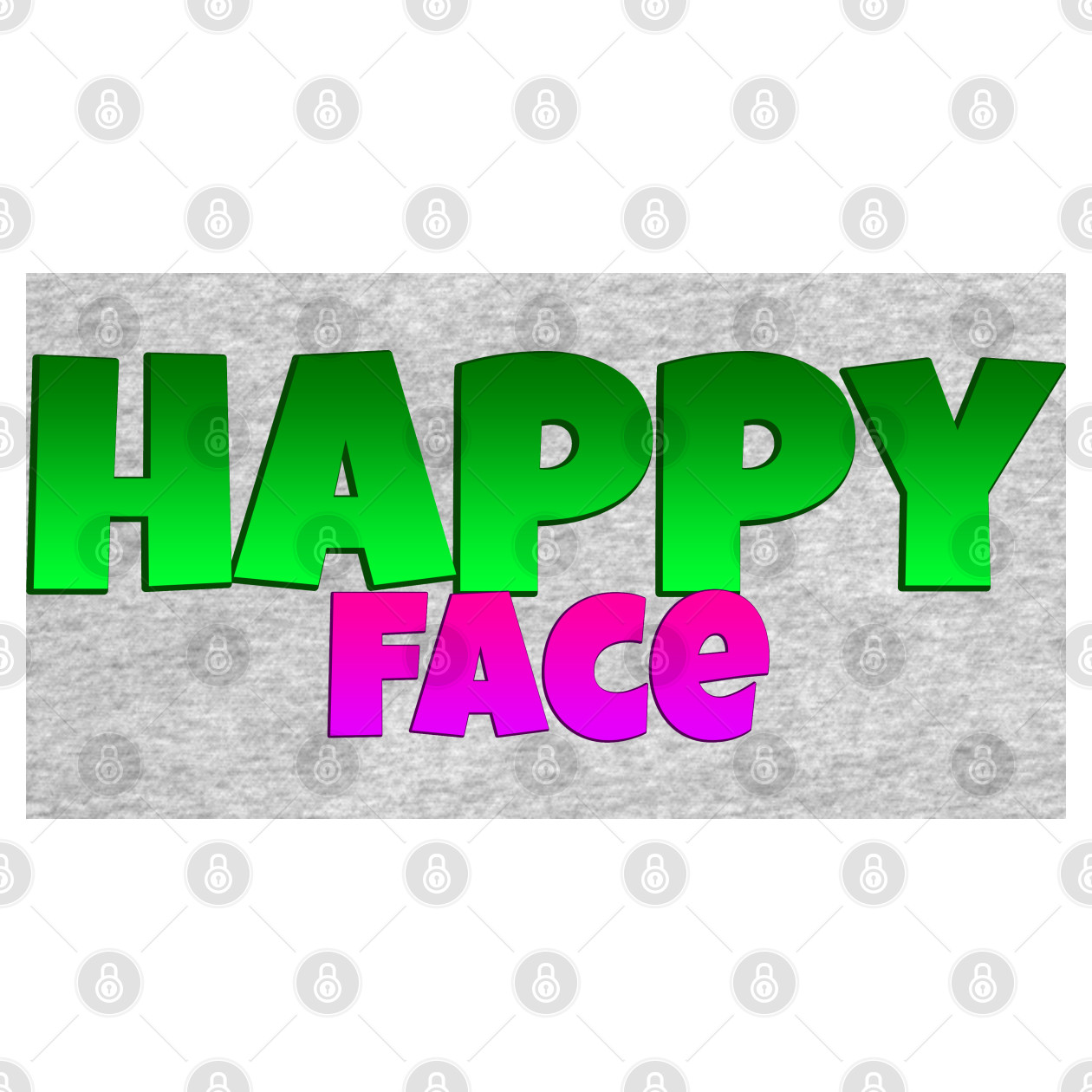Happy Face - Happy - T-Shirt | TeePublic