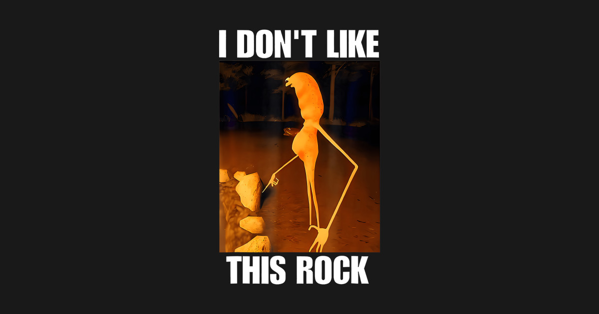 I Don't Like This Rock Marcus The Worm Robert - Funny Worm Meme - T ...