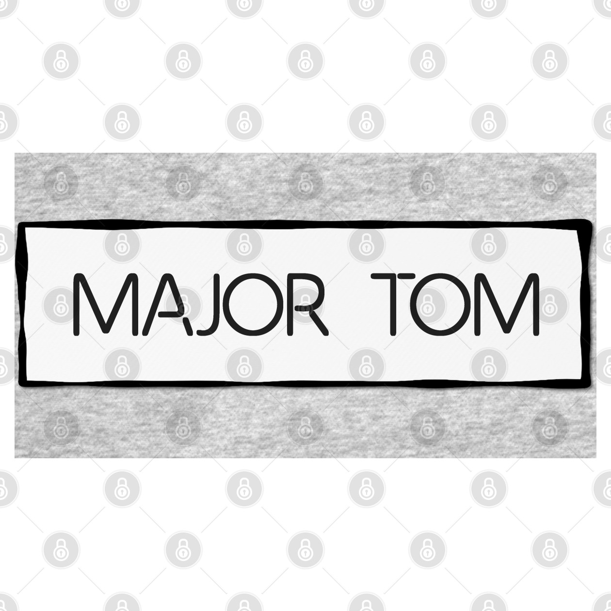 Major Tom Patch [Light] - Major Tom - T-Shirt | TeePublic