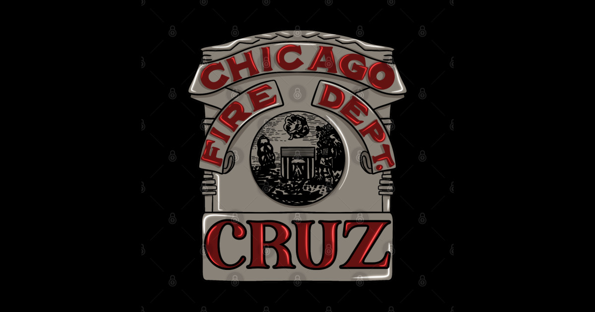 Joe Cruz | Chicago Fire Badge - Chicago Fire - Sticker | TeePublic