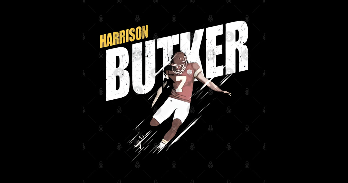 Harrison Butker Kicker Fast - Harrison Butker - Sticker | TeePublic