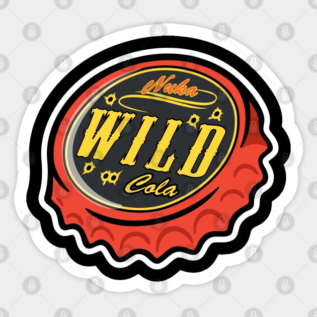 Nuka Wild Cola Cap - Nuka Wild Cola Cap - Sticker | TeePublic