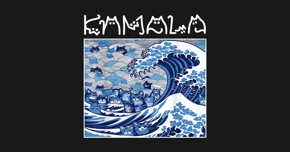 Blue Cats Wave For Kamala - Kamala Harris President 2024 - Kamala ...