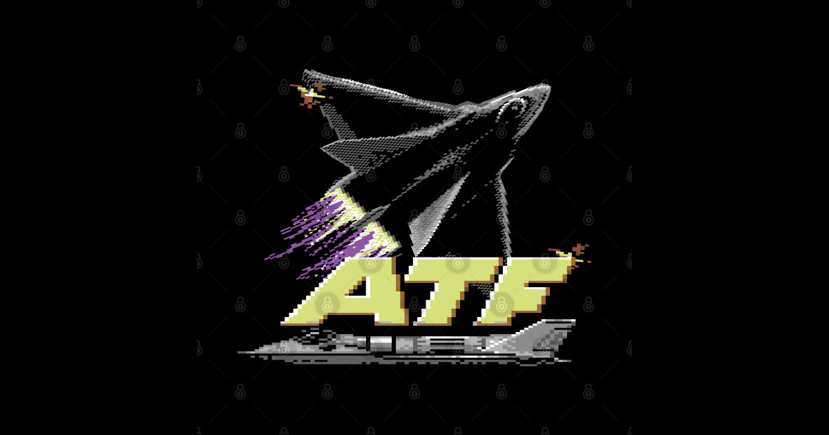 ATF: Advanced Tactical Fighter - C64 - Sticker | TeePublic