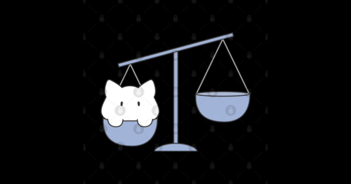 Libra Cat Zodiac Sign - Cat Zodiac Sign - Posters and Art Prints ...