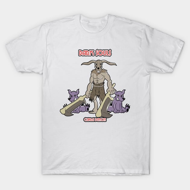 CAPRA DEMON IN CUPHEAD STYLE! - Capra Demon - T-Shirt | TeePublic