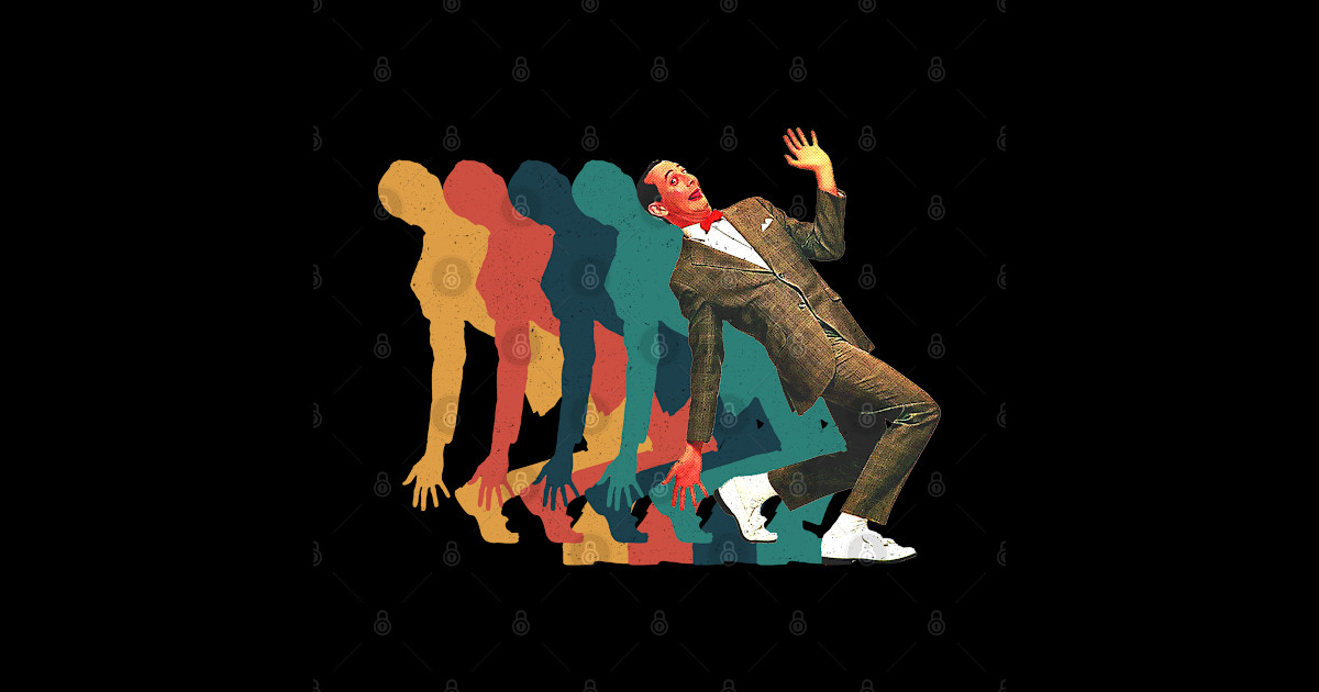 Pee Wee Dance Vintage - Pee Wee Herman - Sticker | TeePublic