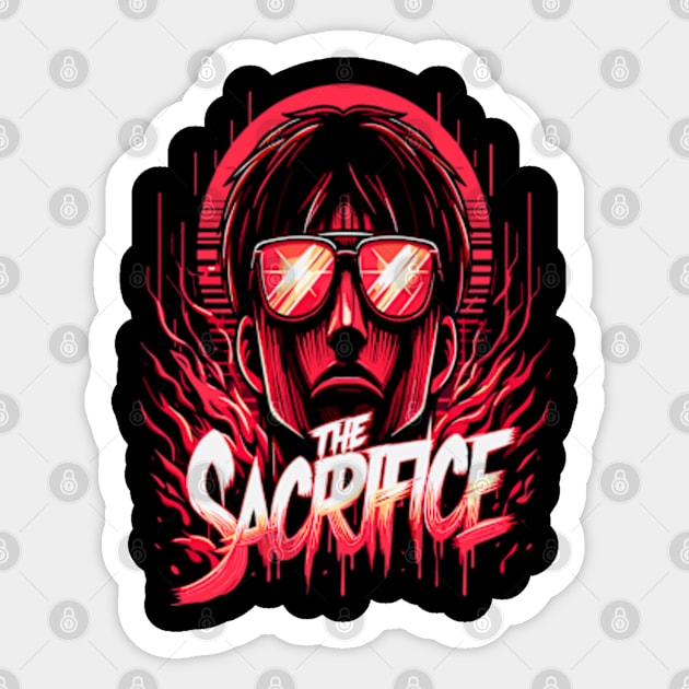 Attack on titan The Sacrifice - Attack On Titan - Sticker | TeePublic