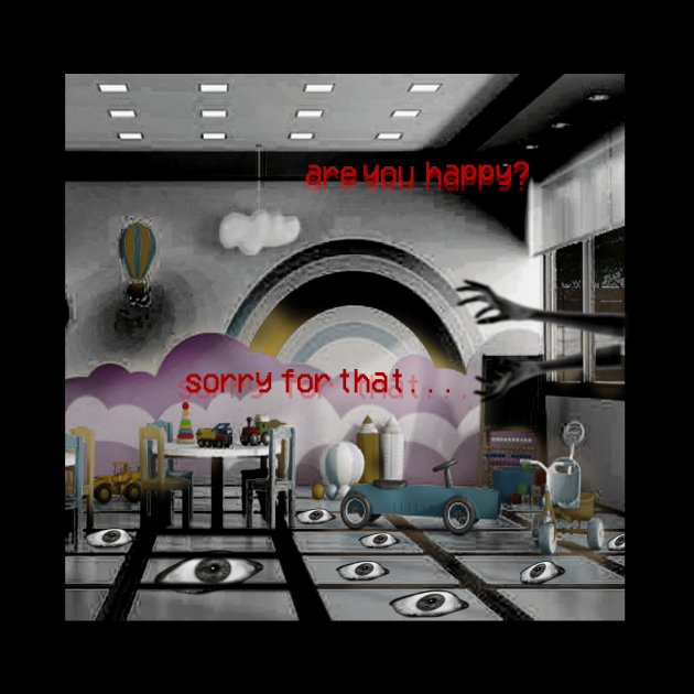 Weirdcore Aesthetic Dreamcore Creepy Shadow & Eyes - Weirdcore ...