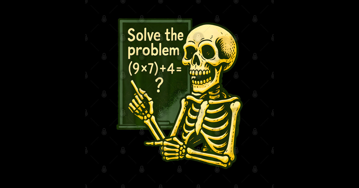 67 Halloween Math Six Seven Brainrot Skeleton - Halloween Math Meme ...