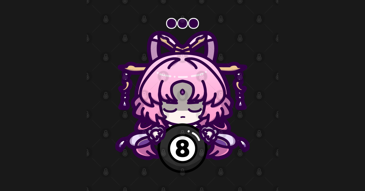 fu xuan (magic 8-ball) | (fan-art by smoomaru) Sticker - Honkai Star ...