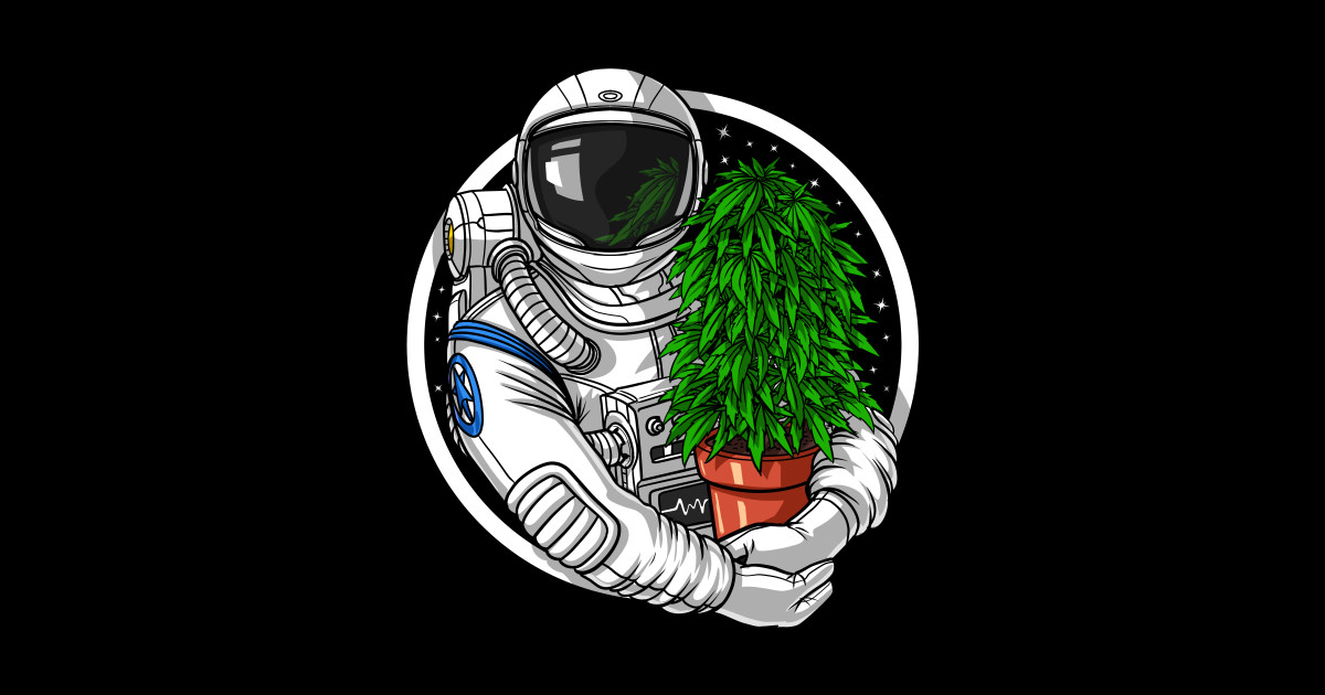 Space Astronaut Weed Stoner - Astronaut Weed - Posters and Art Prints ...