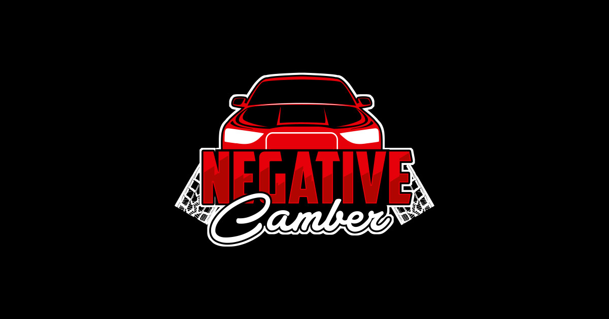 Negative camber stance car - Stance Camber - Sticker | TeePublic
