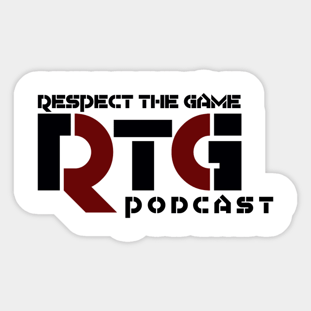 RTG Podcast Logo - Sports - Sticker | TeePublic