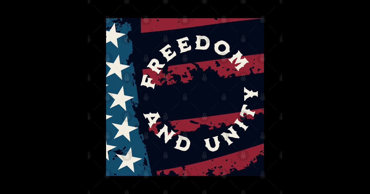 American Flag Freedom & Unity - Lb35y5 - Posters and Art Prints | TeePublic