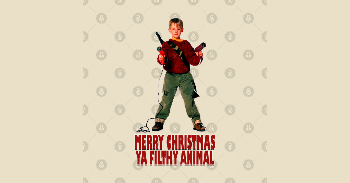 Kevin McAllister Merry Christmas - Home Alone Christmas - T-Shirt ...
