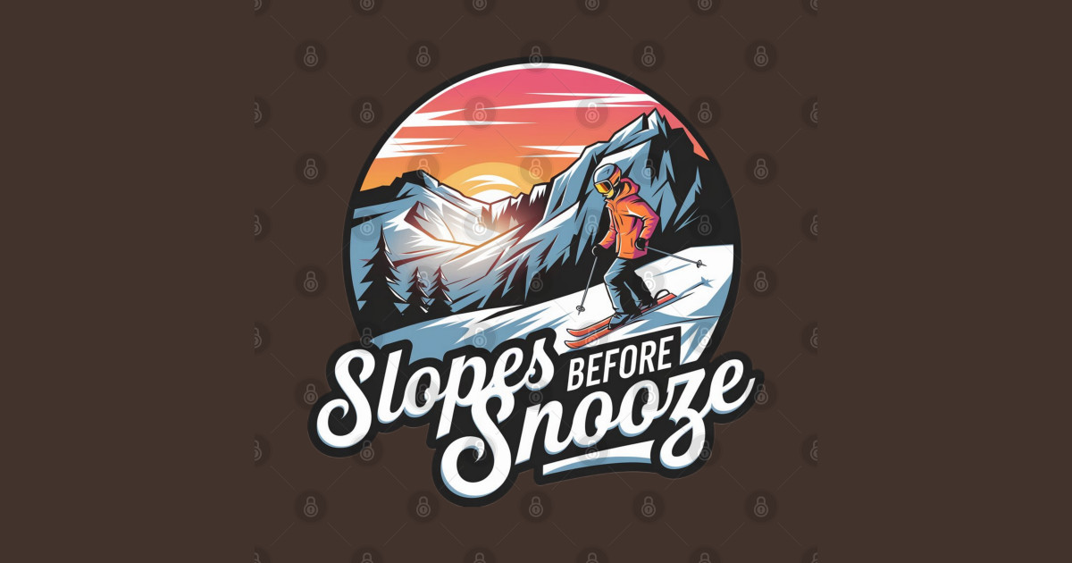 Skiing Design for Winter Sports Fans - Skiing Gifts - T-Shirt | TeePublic