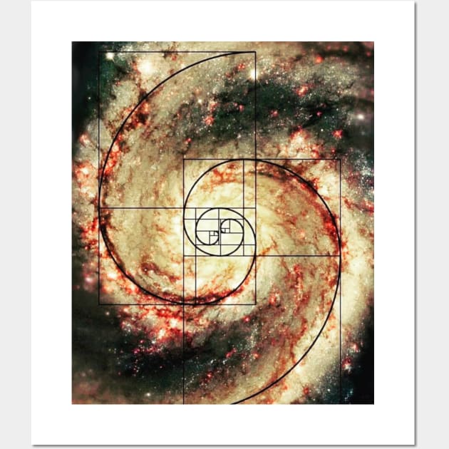 Golden Ratio - Galaxy - Fibonacci Spiral - Golden Ratio - Posters and ...