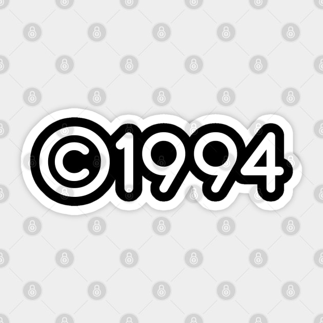 1994 - 1994 - Sticker | TeePublic
