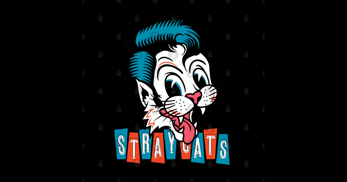 Stray Cats - Music Lover - Sticker | TeePublic