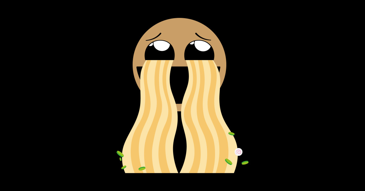 Crying Noodles - Crying Noodles - Sticker | TeePublic