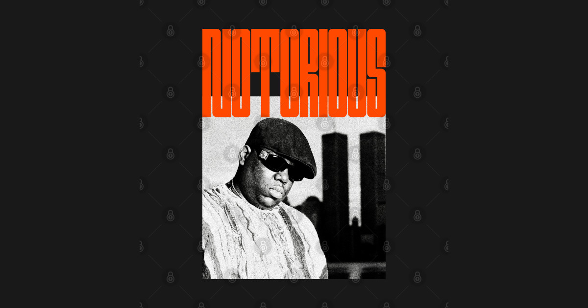 // Notorious \\ Retro Style 80s - Notorious Big - T-Shirt | TeePublic
