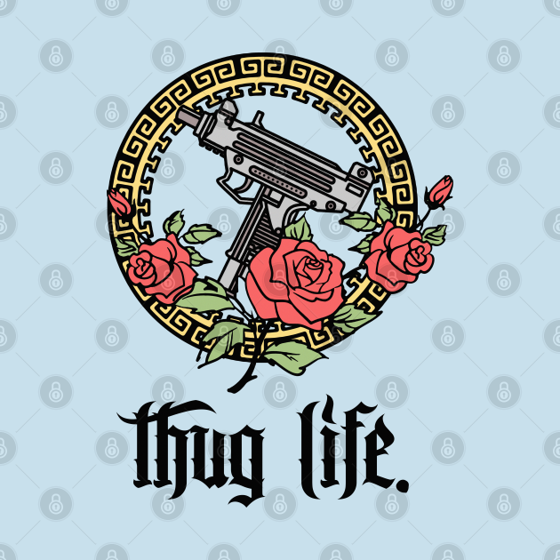 Thug Life #3 /// Colored Tattoo Style Illustration Design - Thug Life ...