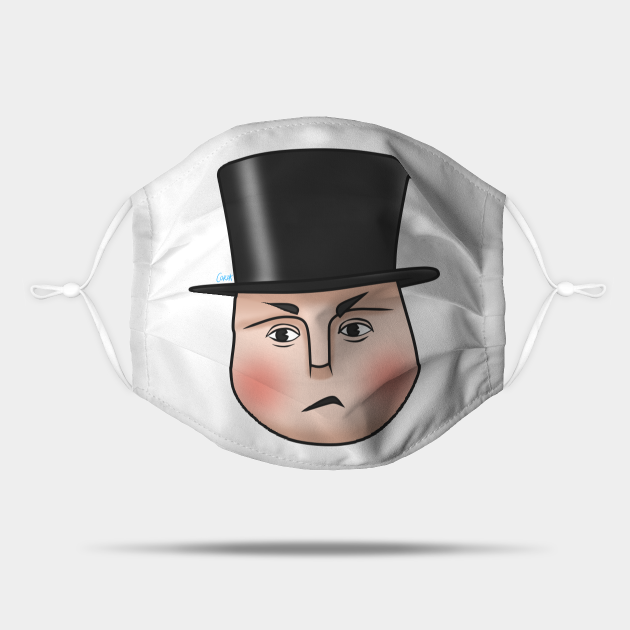 The Fat Controller - Angry face - Thomas - Mask | TeePublic