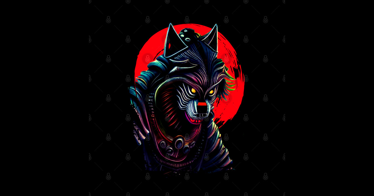 werewolf in Samurai armour - Japanese Werewolf - Posters and Art Prints ...