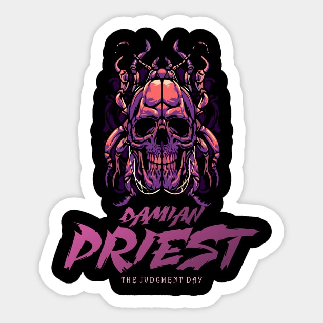 DAMIAN PRIEST - Damian Priest - Sticker | TeePublic