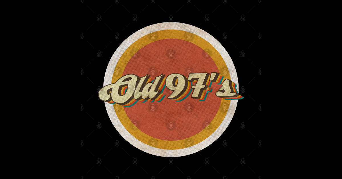circle vintage Old 97's - Old 97s - Sticker | TeePublic