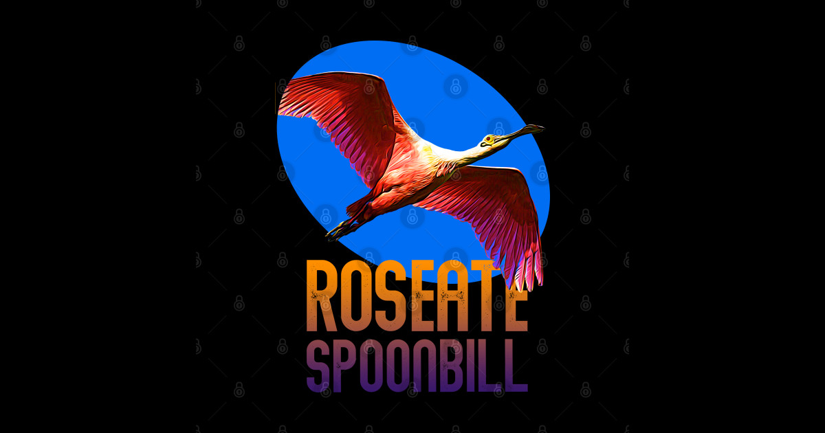 Roseate Spoonbill - Roseate Spoonbill - Sticker | TeePublic
