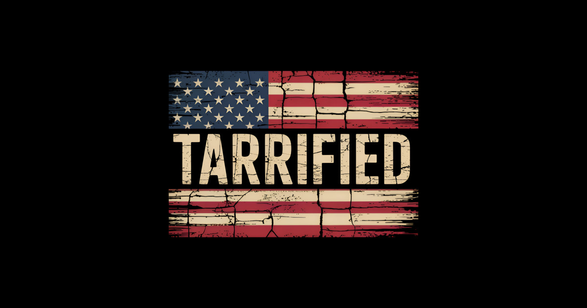 Tarrified USA Flag - Tarrified Usa Flag - Magnet | TeePublic
