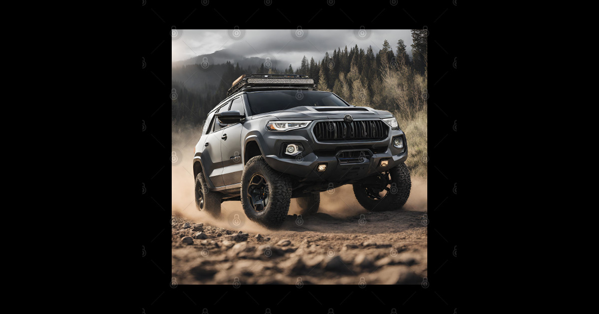 Off-roading in wilderness - Offroad - Sticker | TeePublic