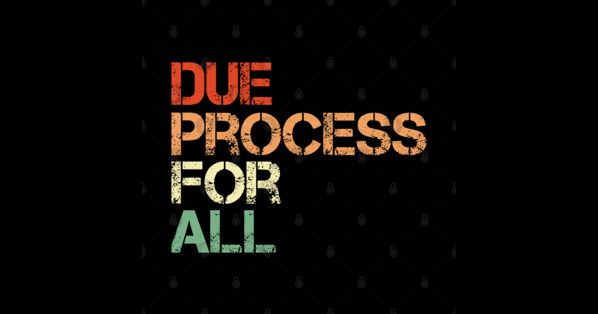 Due-Process-For-All - Due Process For All - Sticker | TeePublic