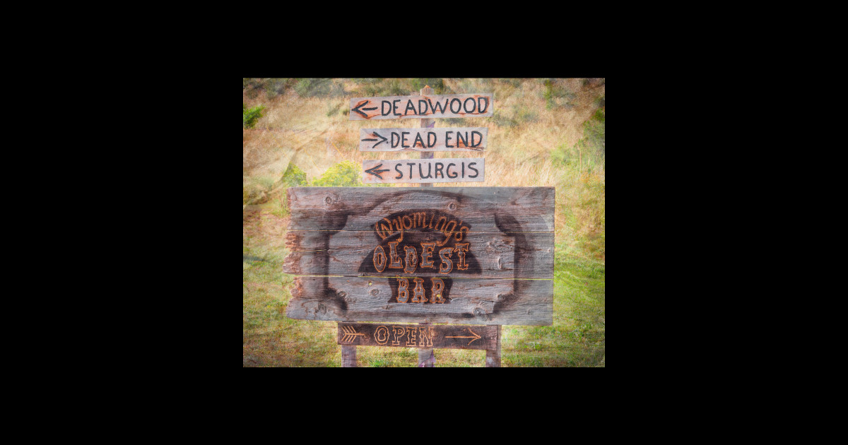 Do You Know the Way Wooden Sign - Deadwood - Sticker | TeePublic
