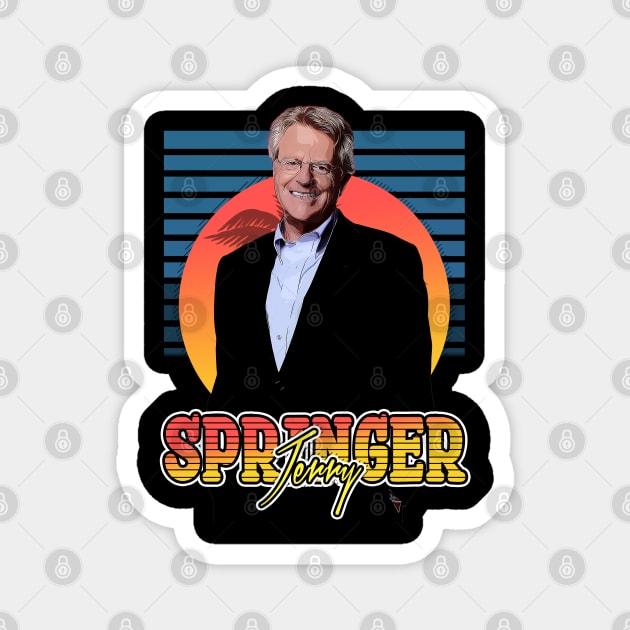 Retro Jerry Springer /// Style Flyer Vintage - Jerry Springer - Magnet ...