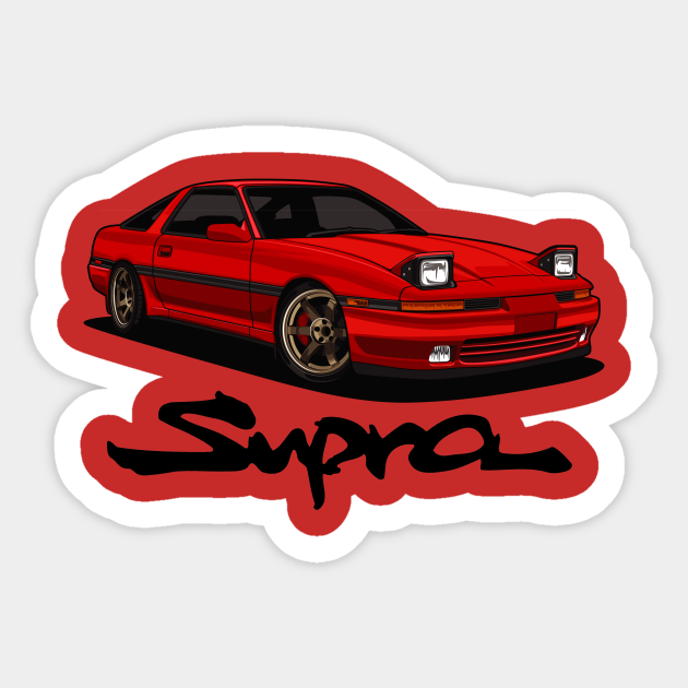 Toyota Supra JDM - Toyota Supra - Sticker | TeePublic
